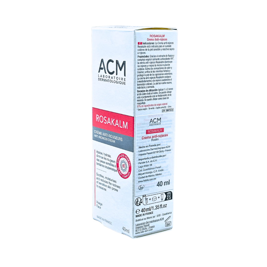 ACM Rosakalm crema 40ml - DermCenter Clínica Dermatológica.